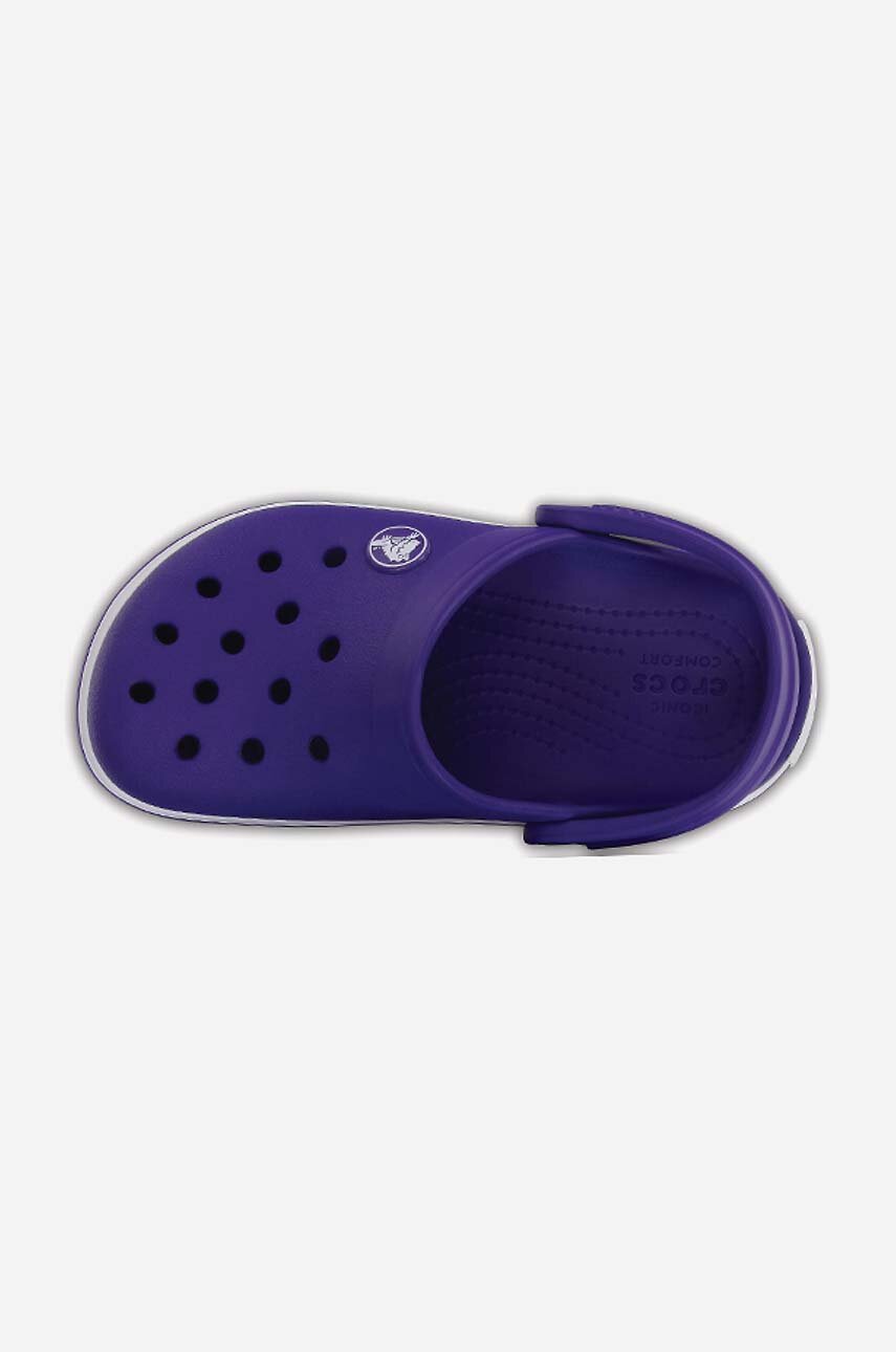 Crocs klapki dziecięce CROCBAND 204537 kolor fioletowy | Answear.com