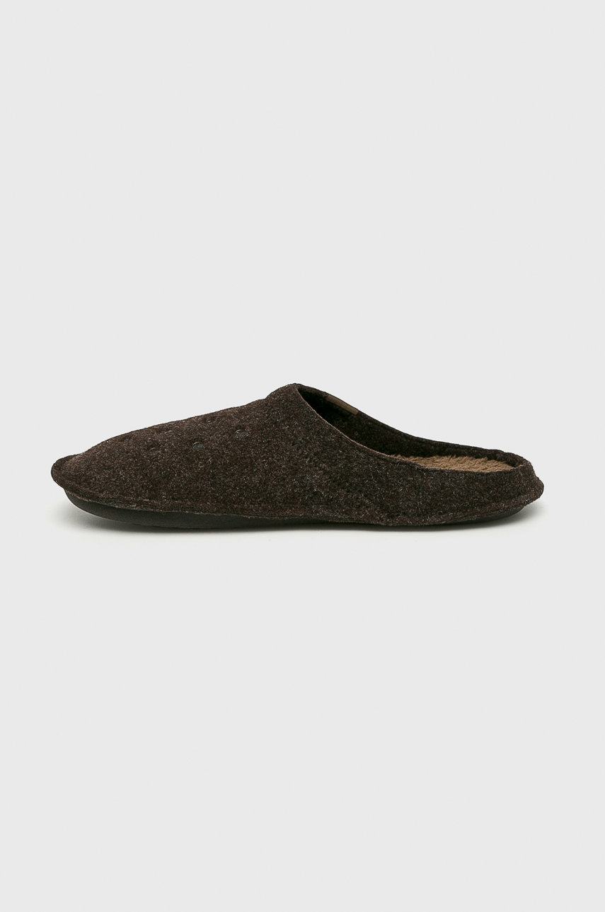 Crocs papuci de casă 203600.CLASSIC.SLIPPER-PEPP/OATME | ANSWEAR.ro