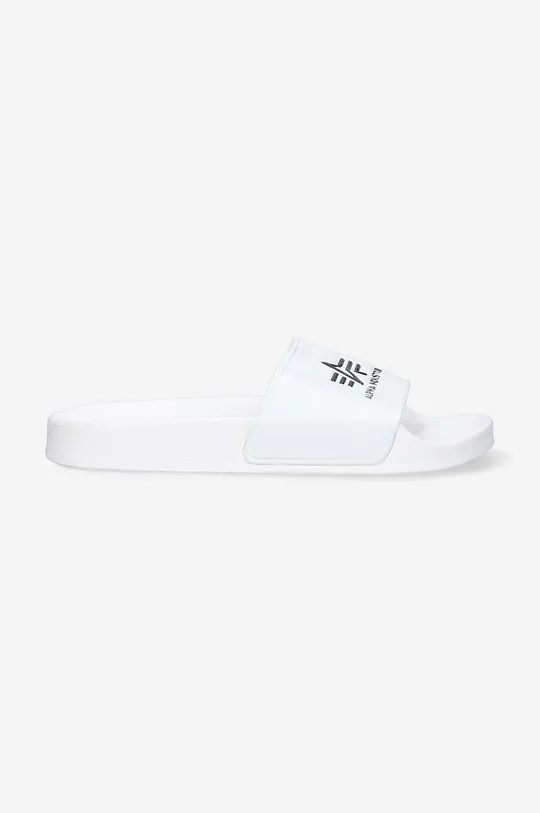 Alpha Industries sliders Slider white color at PRM US