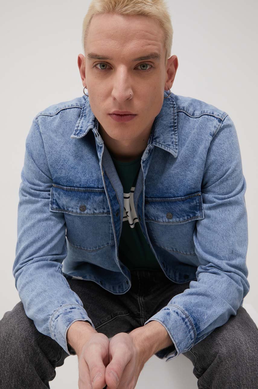Only & Sons koszula jeansowa męska regular | Answear.com