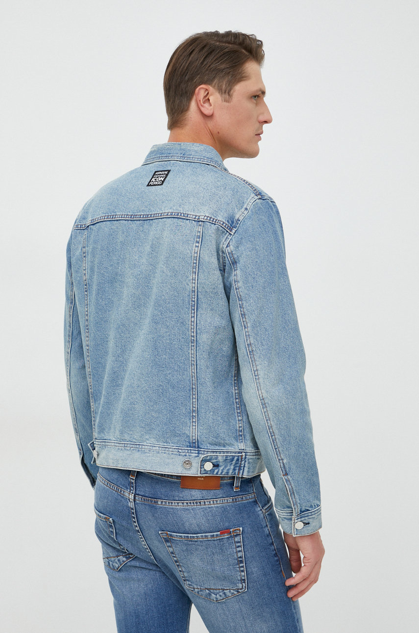 Armani Exchange kurtka jeansowa męska przejściowa | Answear.com