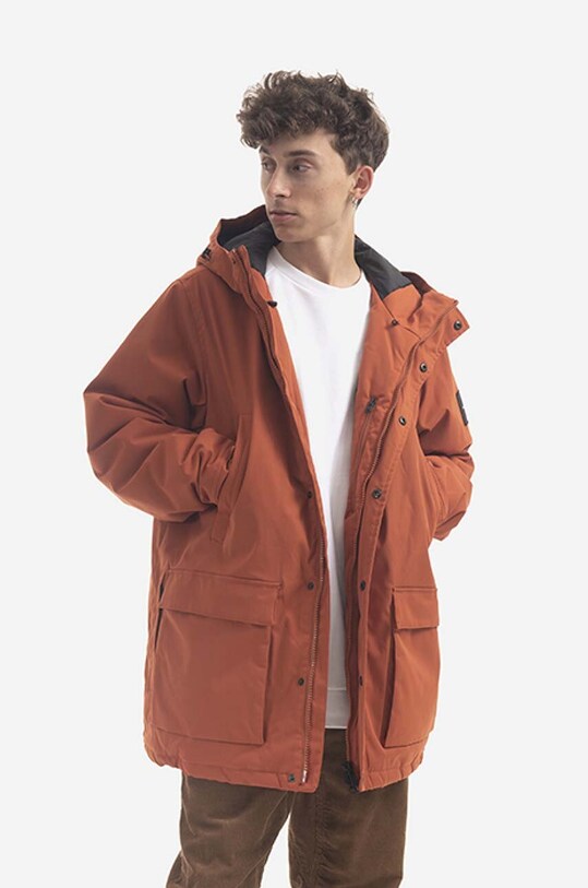 Makia jacket men's orange color at PRM US