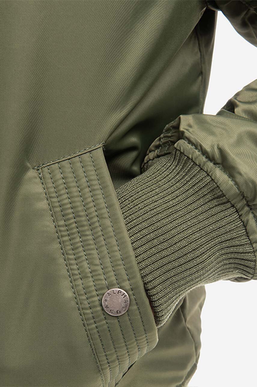 Alpha Industries bomber jacket MA-1 VF Project Recycled menﾒs green color | buy on PRM