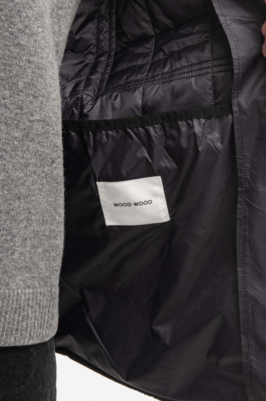 Wood Wood jacket men's black color at PRM US