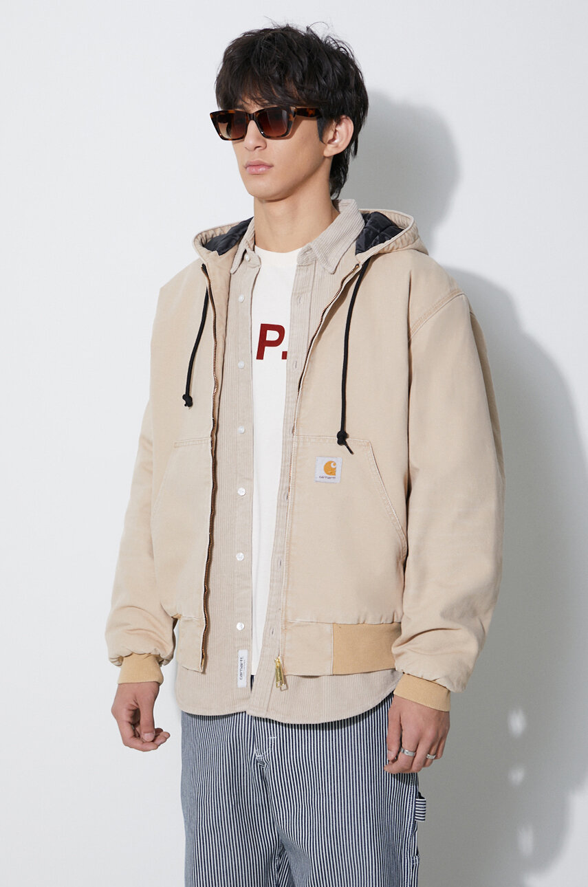 Carhartt WIP jacket men's beige color | buy on PRM