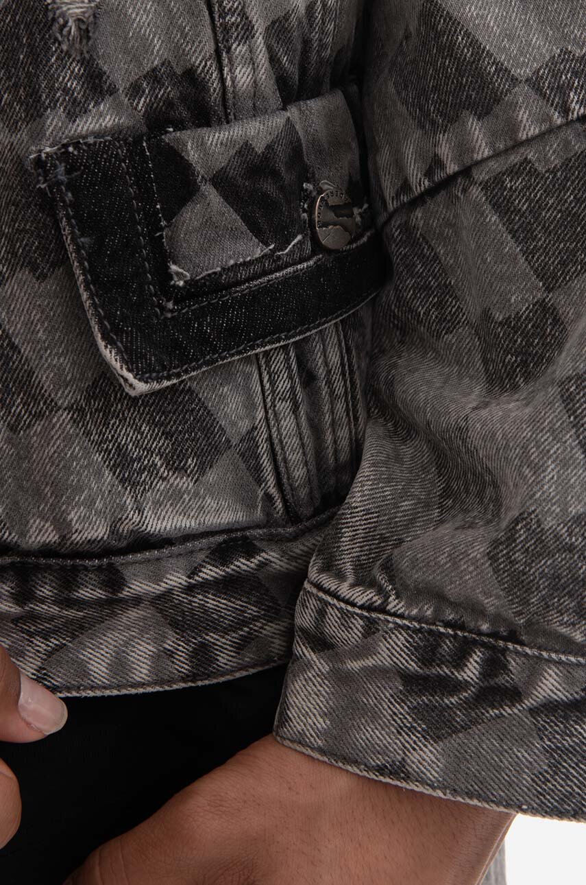 Ader Error denim jacket men's gray color at PRM US