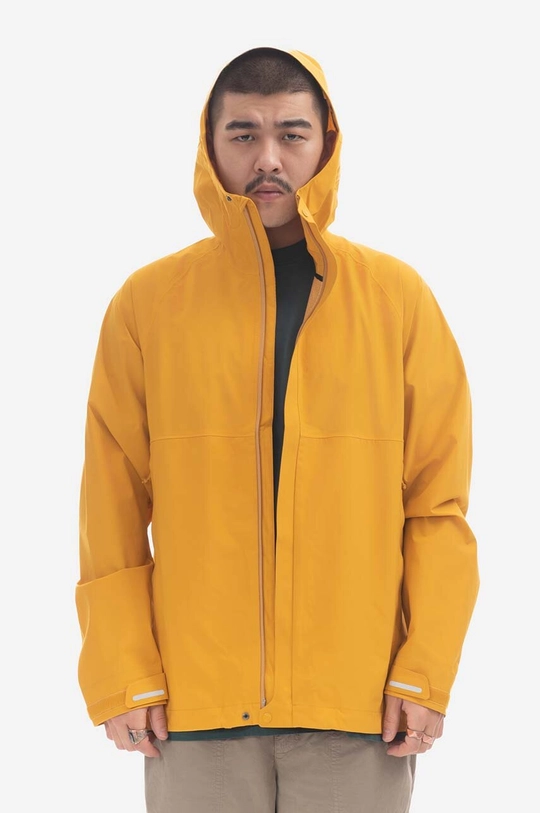 Fjallraven rain jacket Hydratic Trail Jacket men's yellow color | buy ...
