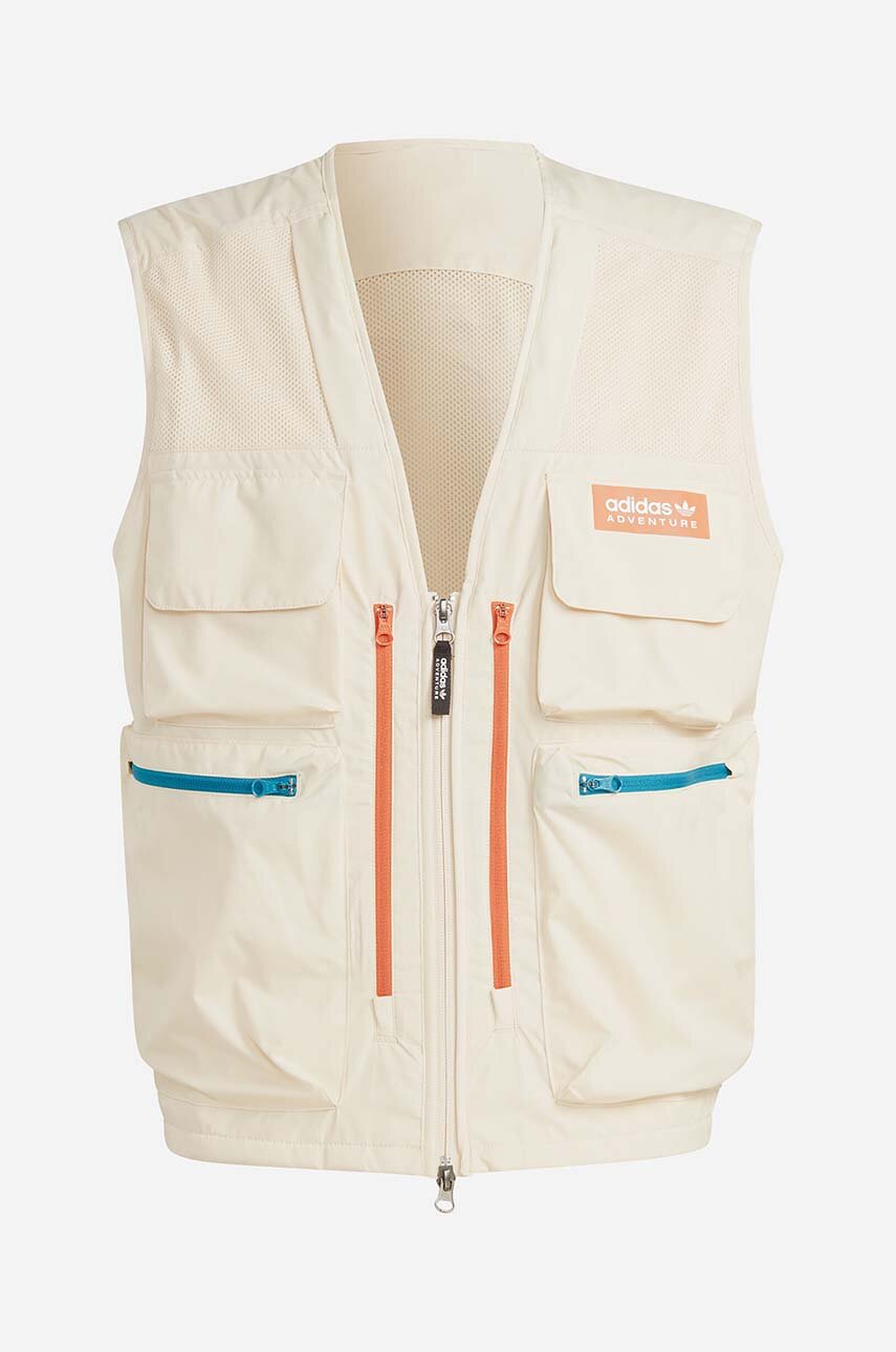 adidas Originals vest ADV PRM VEST men’s beige color | buy on PRM