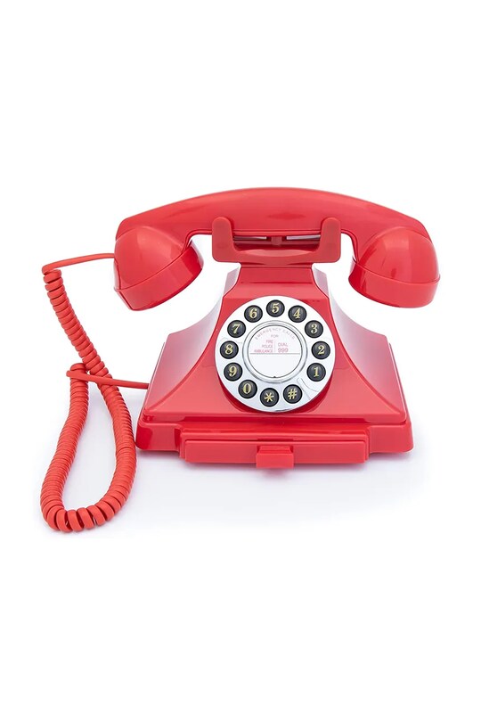 GPO telefon stacjonarny Carrington kolor czerwony | Answear.com