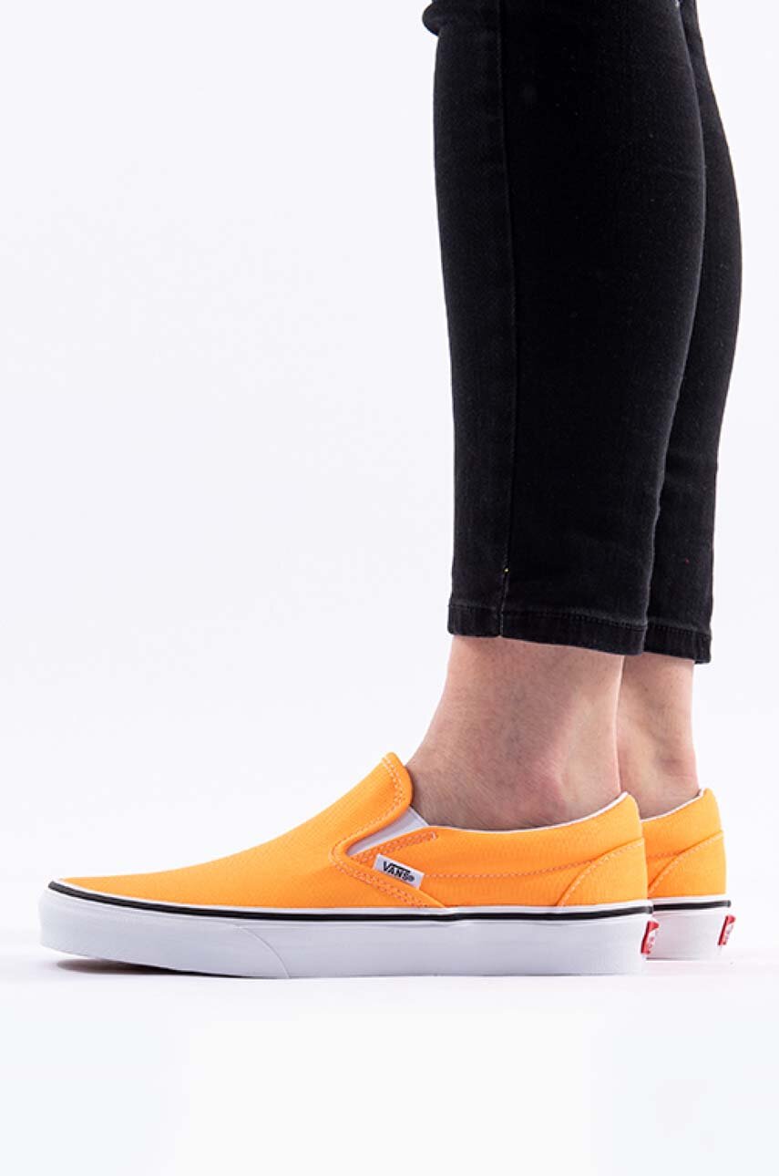 Vans plimsolls Classic Slip-On women's orange color | buy on PRM