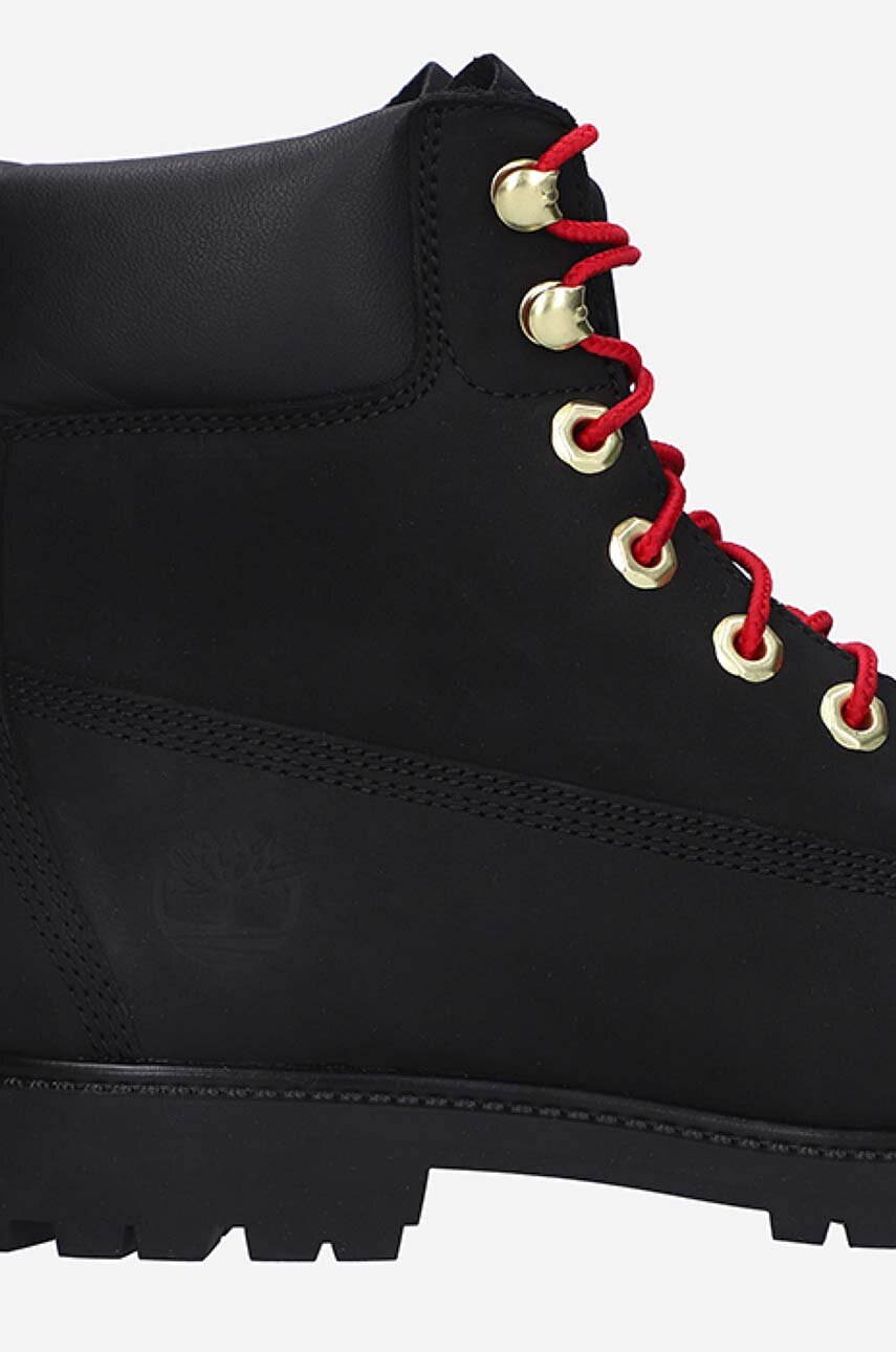 Timberland suede biker boots Heritage 6 In Waterproof black color | buy ...