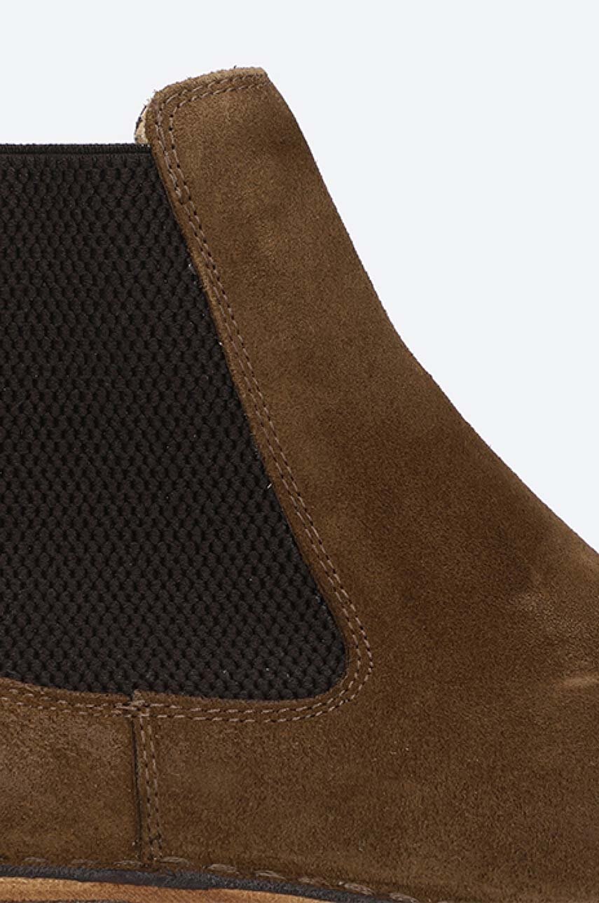 Astorflex suede chelsea boots BITFLEX.756 men's brown color at PRM US