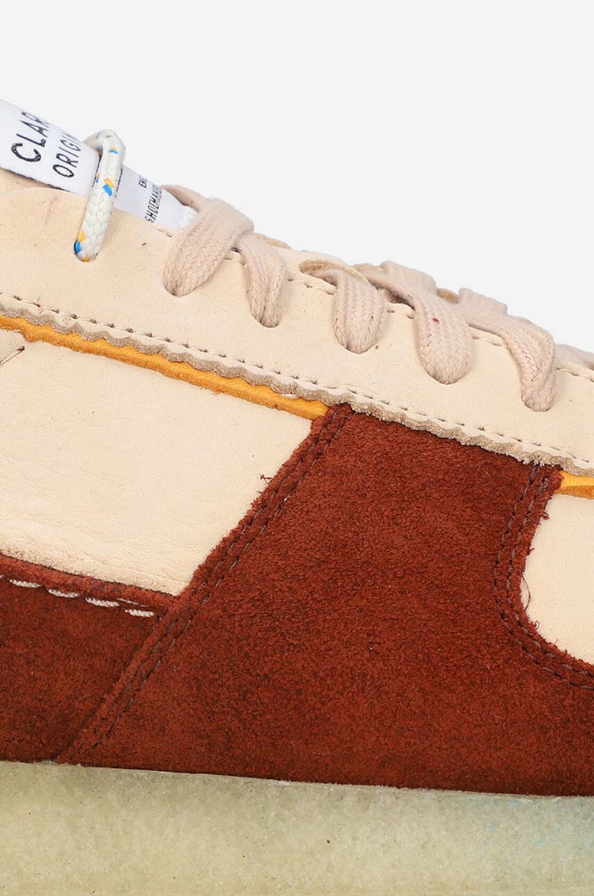 Clarks Originals sneakersy skórzane Torrun 26167871 kolor brązowy - kup ...