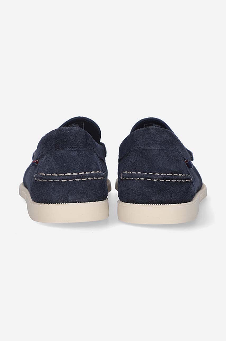 Sebago suede loafers men's navy blue color | buy on PRM