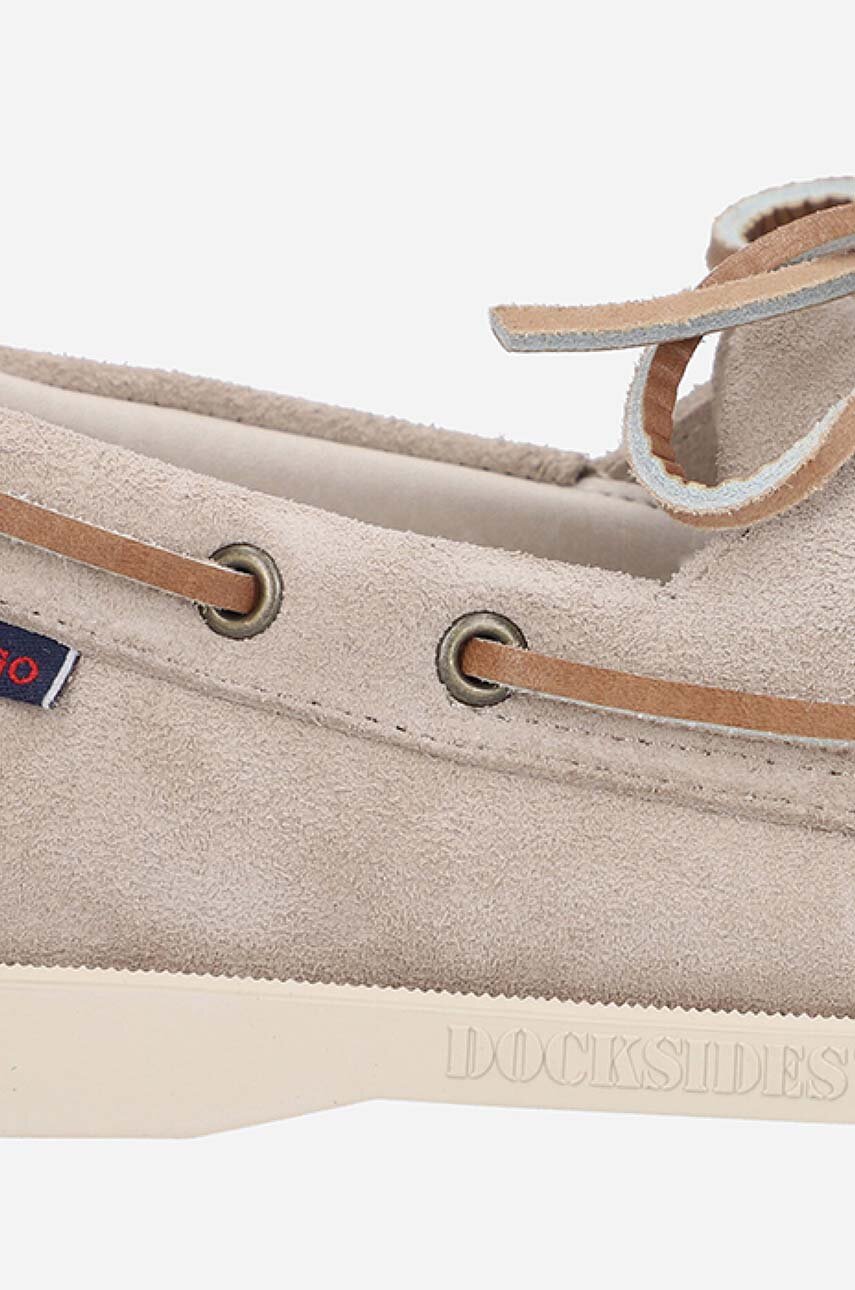 Sebago suede loafers men's beige color at PRM US