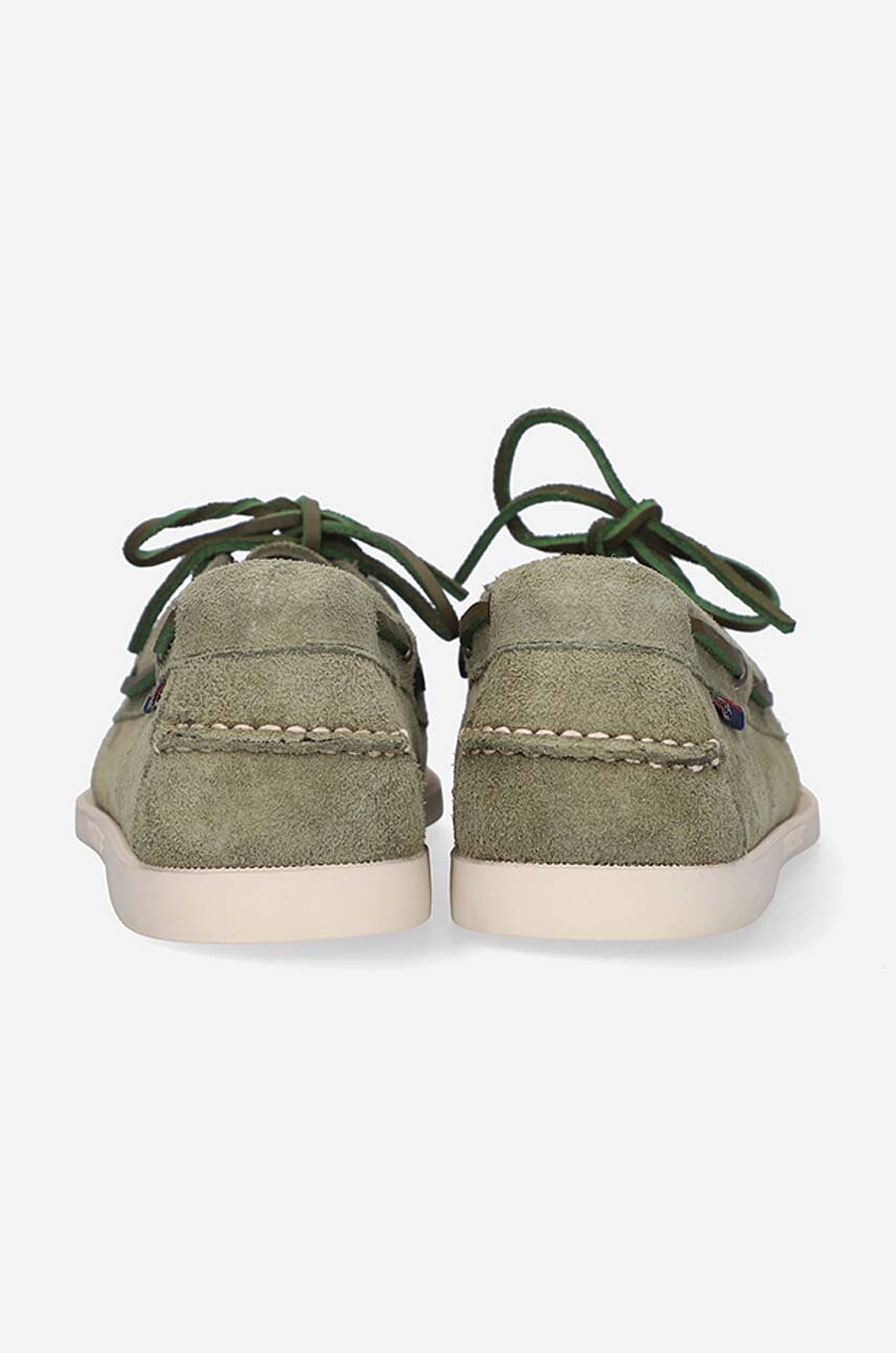 Sebago suede loafers men's green color | buy on PRM