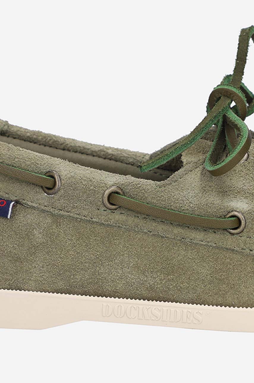 Sebago suede loafers men's green color | buy on PRM
