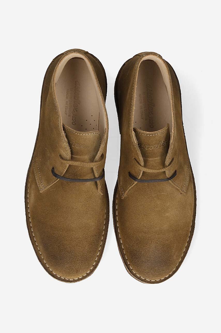 Astorflex suede shoes Polacchetto men's brown color at PRM US