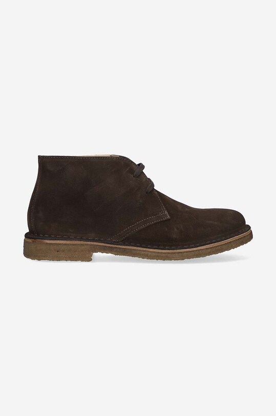 Astorflex suede shoes Polacchetto men's brown color at PRM US