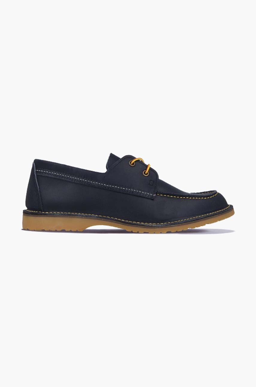 Red Wing leather loafers Weekender Camp Oxford Moc men's navy blue ...