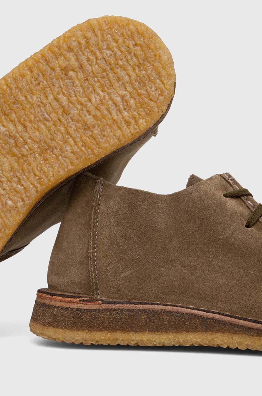 Σουέτ κλειστά παπούτσια Astorflex χρώμα: πράσινο - PRM GR