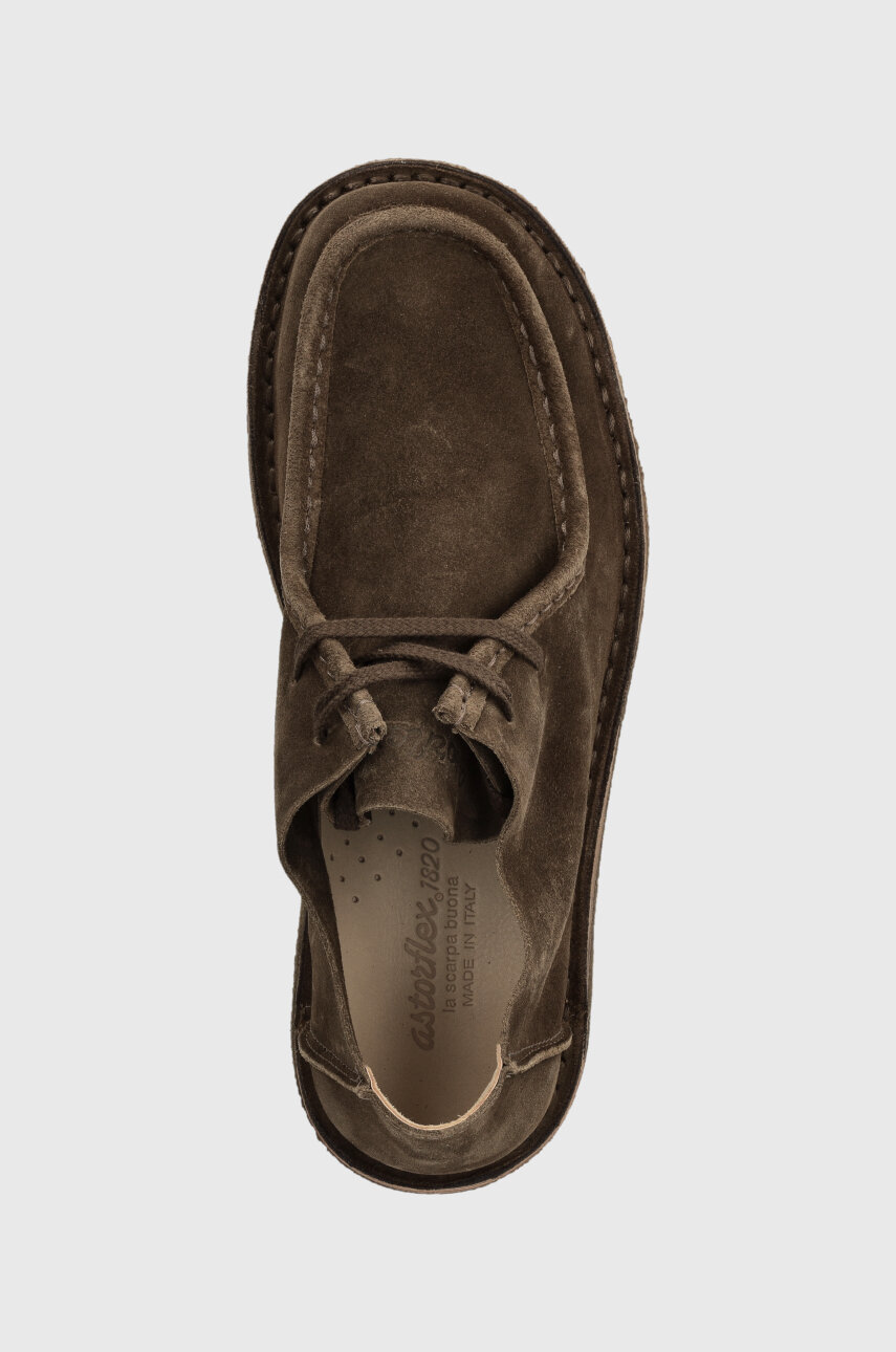 Astorflex suede shoes men's brown color | buy on PRM