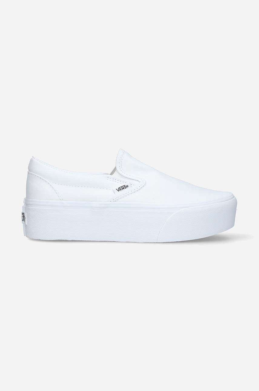 Vans plimsolls Classic Slip-On Stackf V white color | buy on PRM