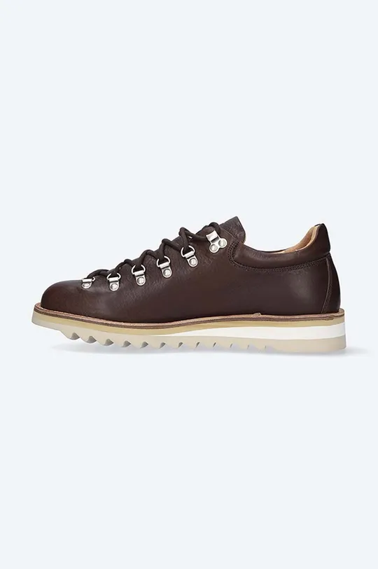 Fracap leather shoes MAGNIFICO M121 brown color at PRM US