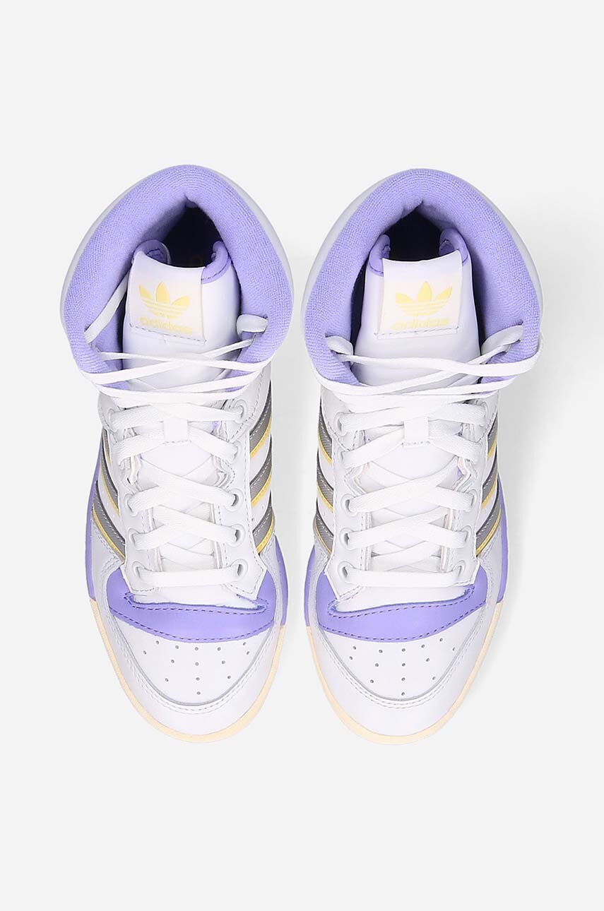 adidas Originals leather sneakers adidas Originals Rivalry Hi W HQ4428 ...