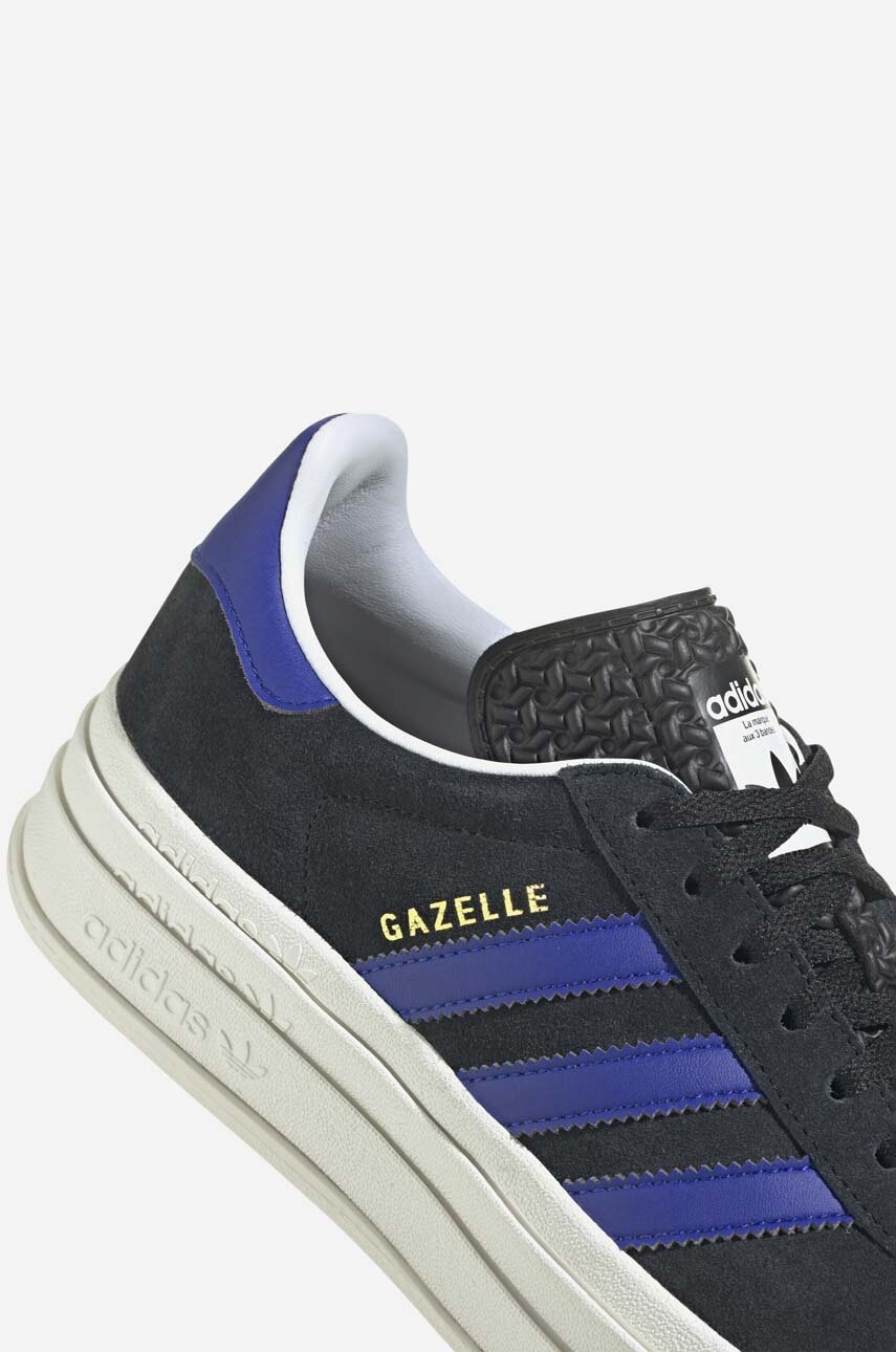 adidas Originals sneakersy zamszowe Gazelle Bold HQ4408 kolor czarny ...