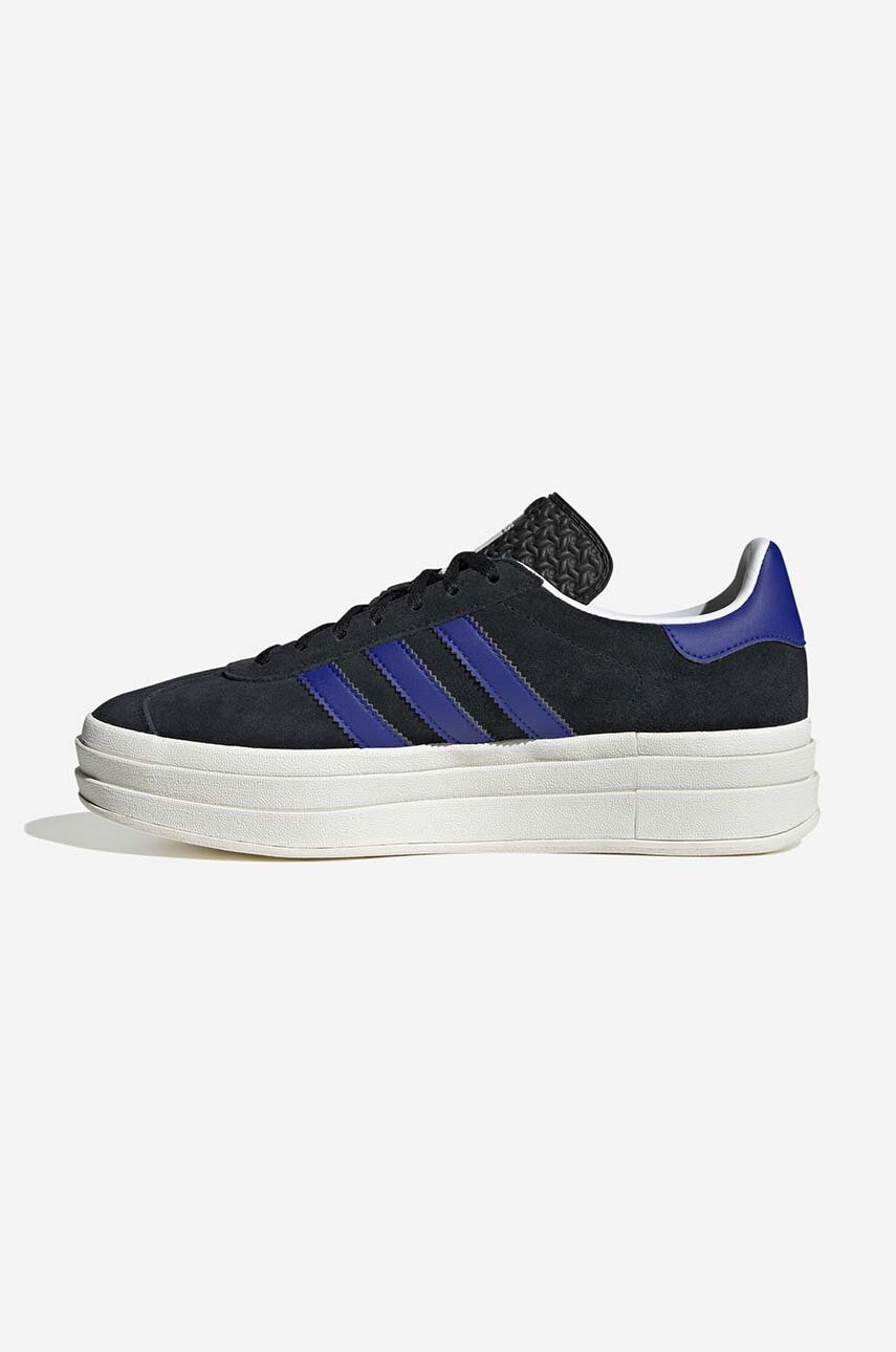 adidas Originals sneakersy zamszowe Gazelle Bold HQ4408 kolor czarny ...