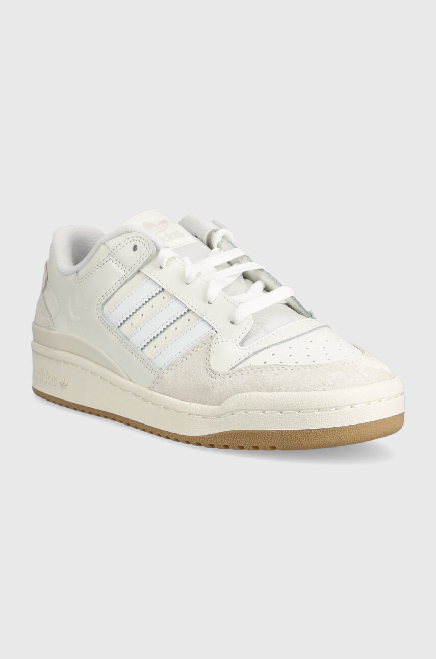 adidas Originals sneakersy skórzane Forum Low kolor biały ID6858 ...