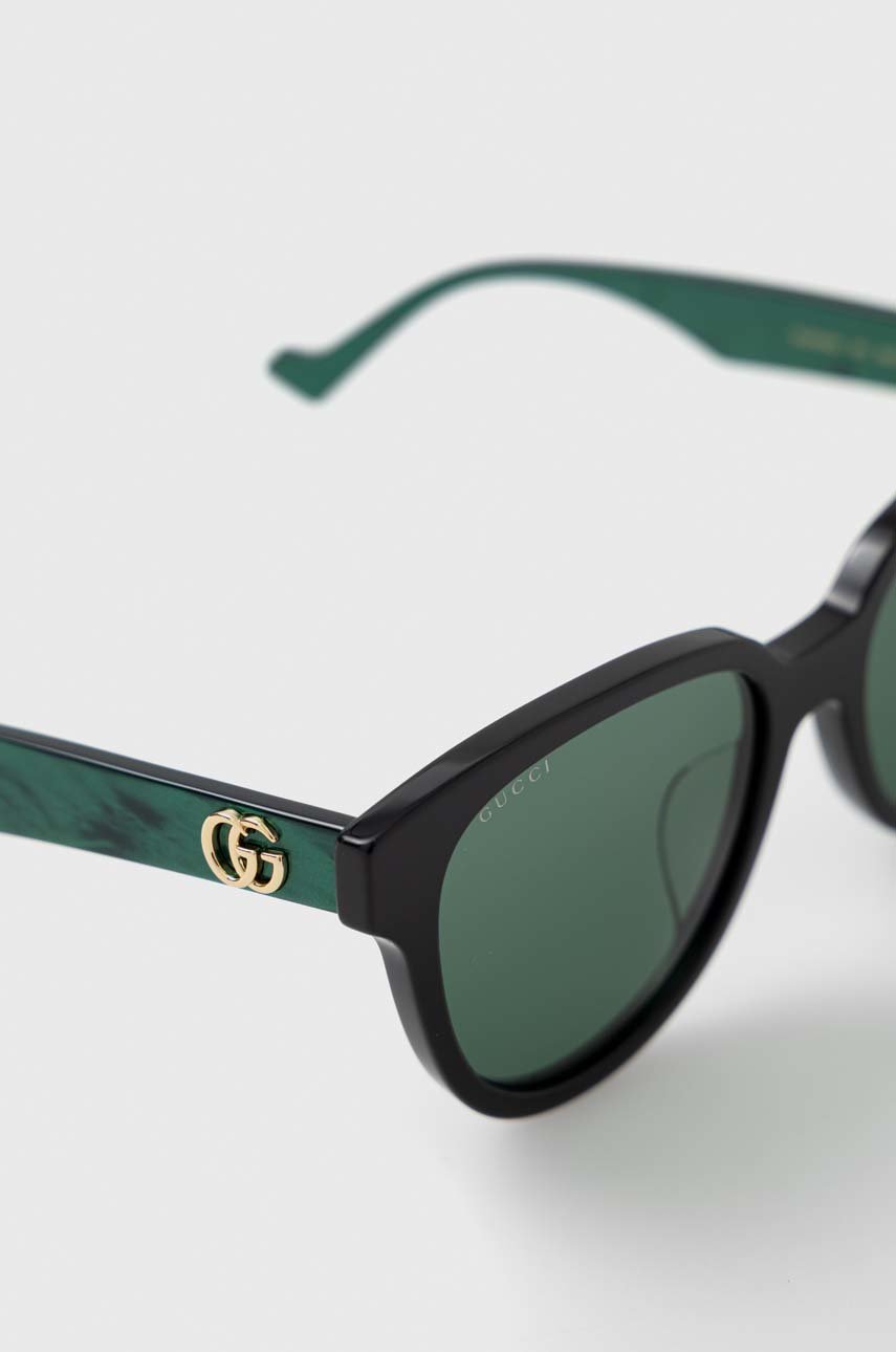 Gucci okulary przeciwsłoneczne damskie kolor zielony | Answear.com
