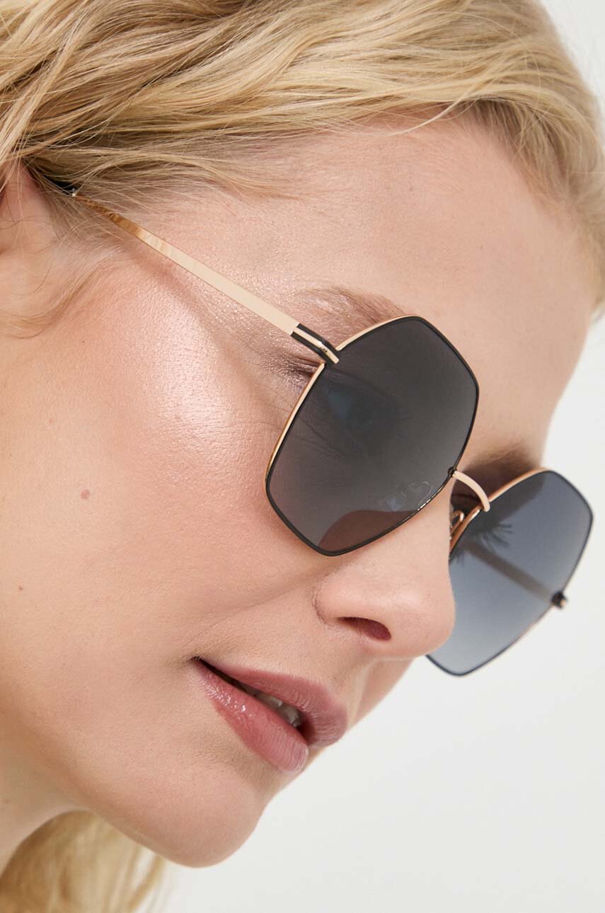 BOSS okulary przeciwsłoneczne damskie kolor czarny BOSS 1589/S ...