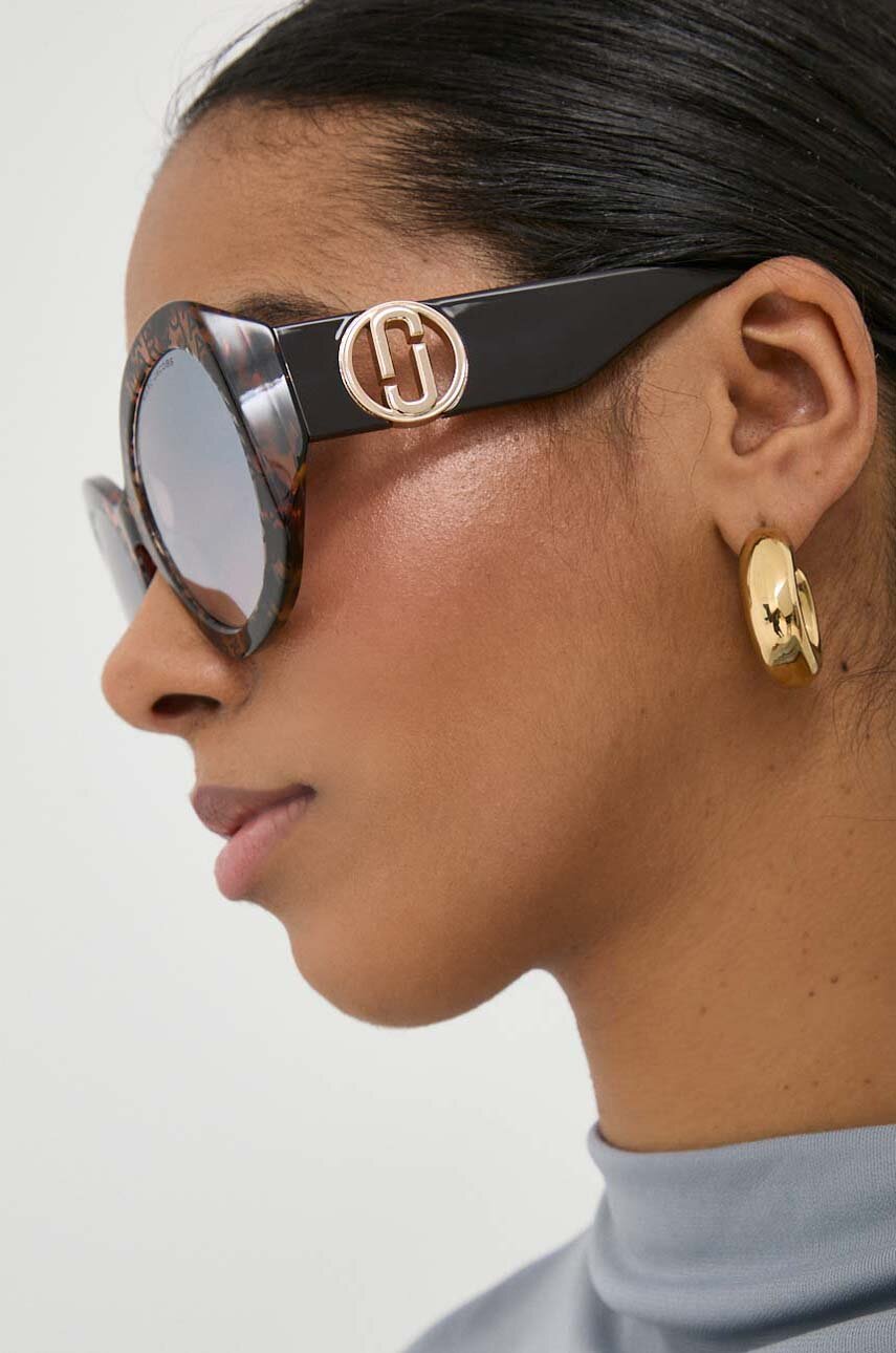Marc Jacobs okulary przeciwsłoneczne damskie kolor brązowy MARC 722/S ...