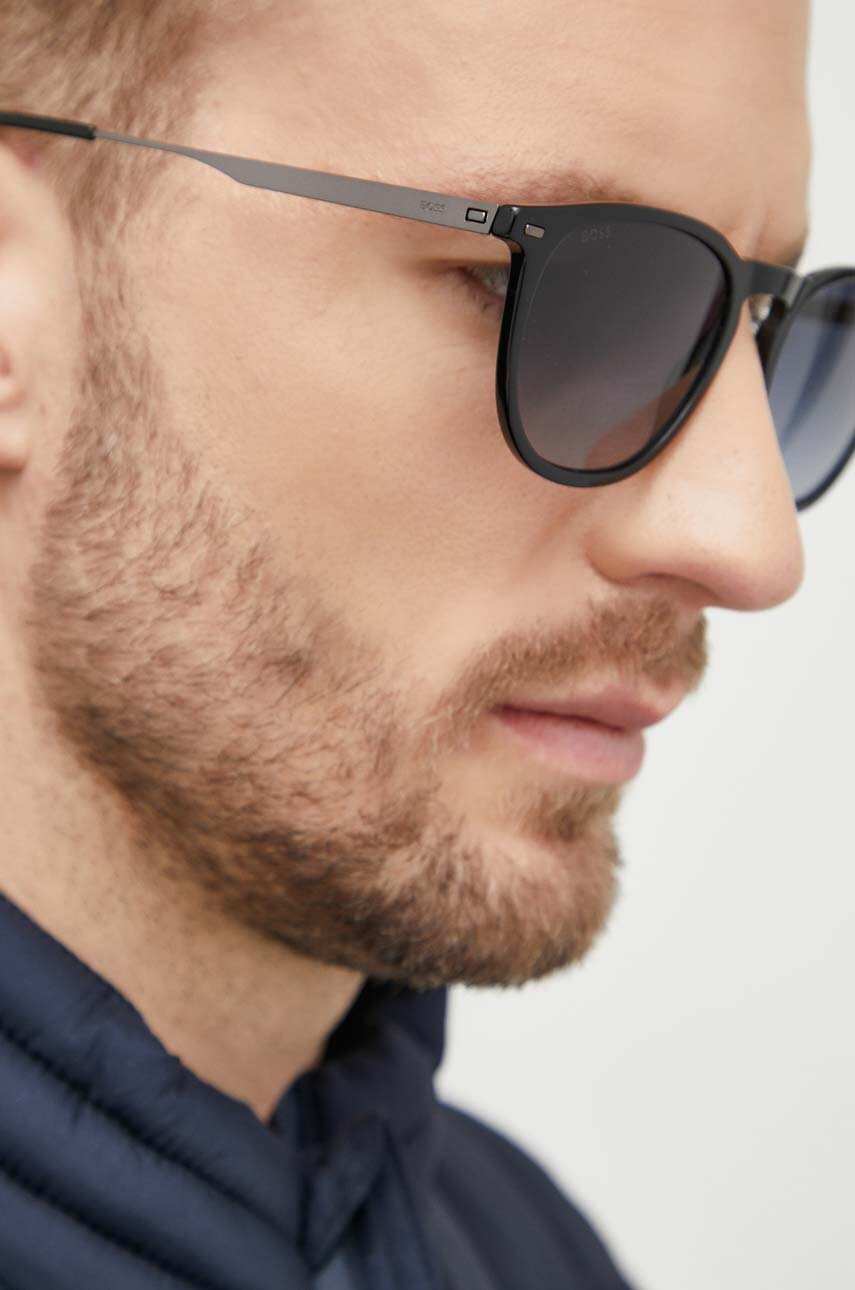 BOSS okulary przeciwsłoneczne męskie kolor czarny BOSS 1639/S | Answear.com