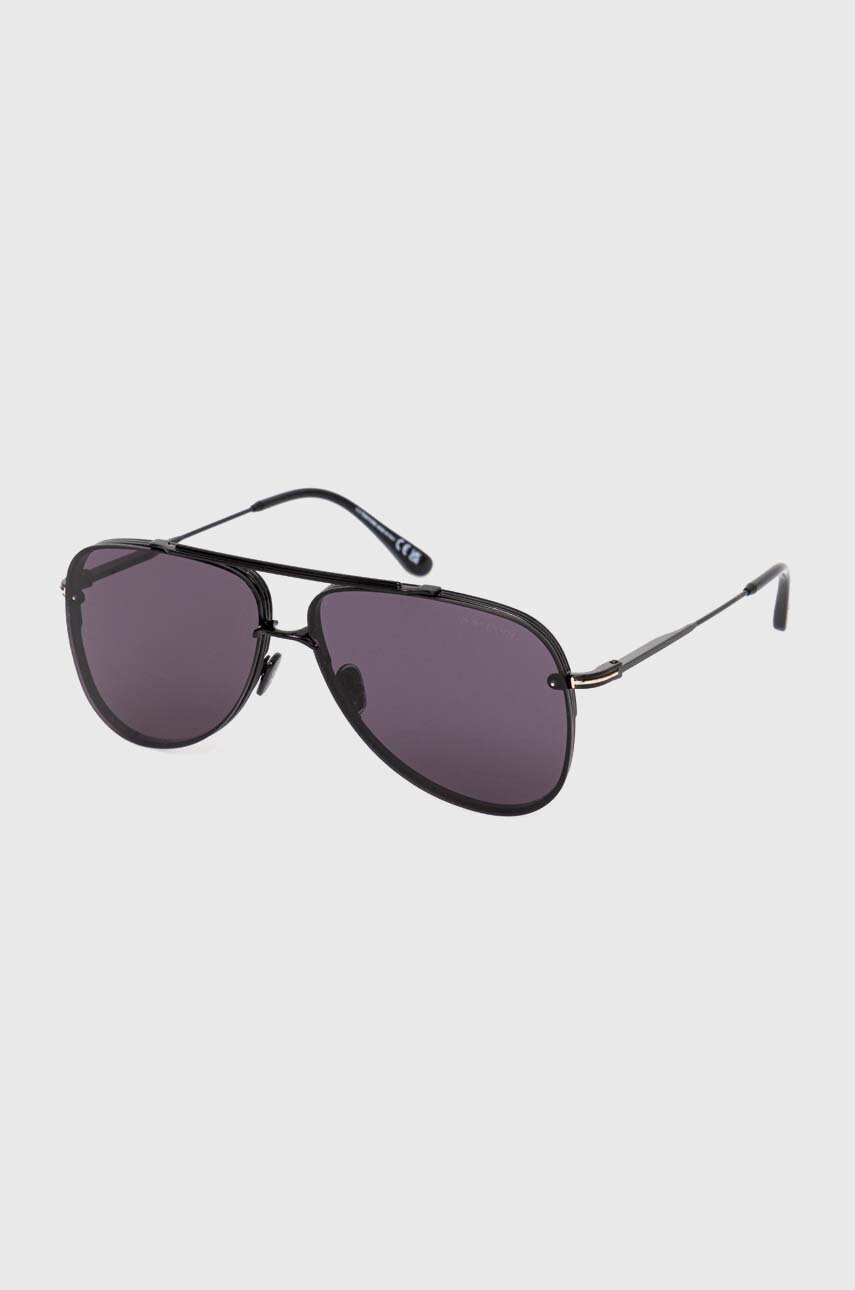 Tom Ford okulary przeciwsłoneczne męskie kolor czarny FT1071_6201A ...
