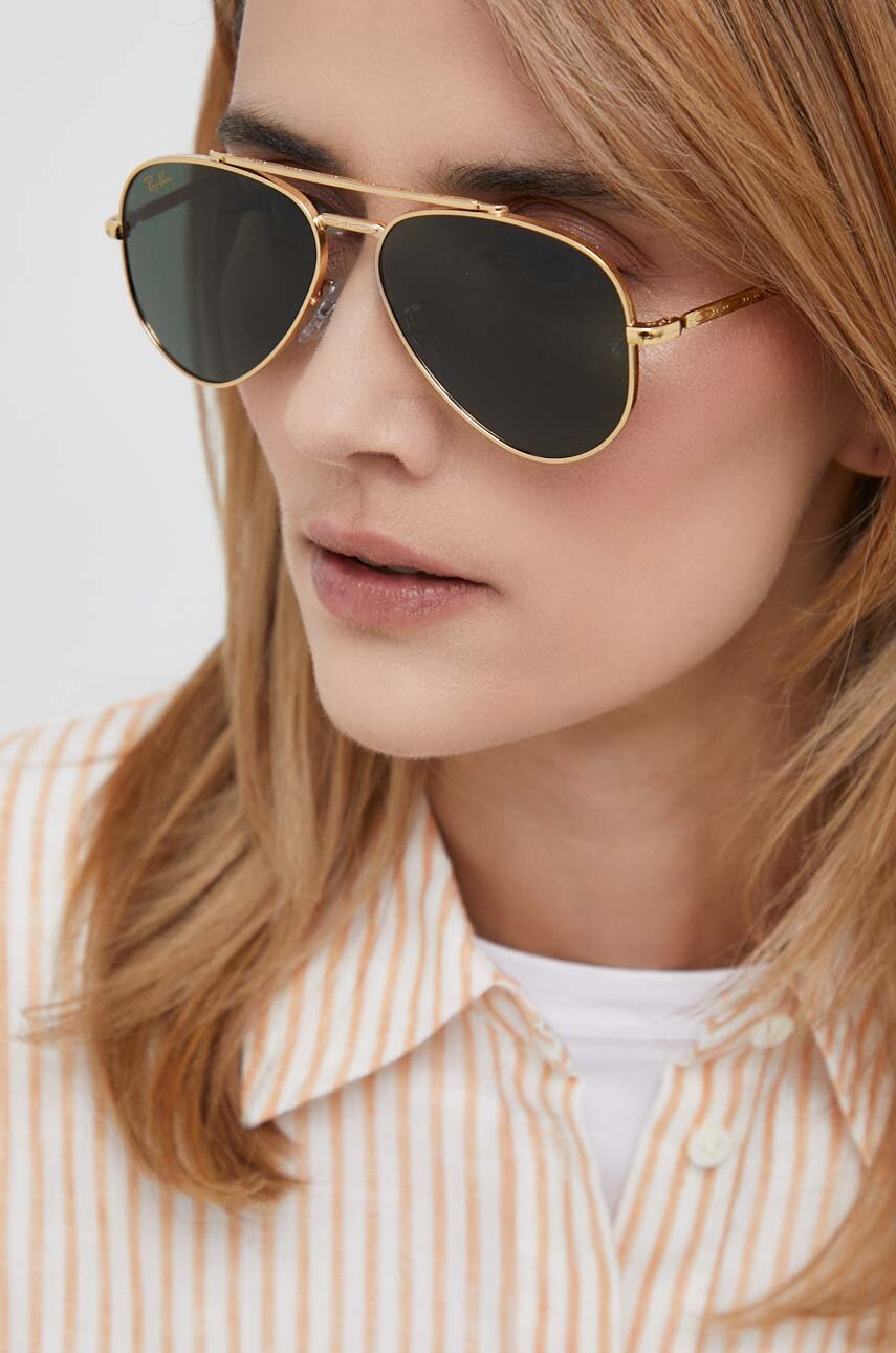 Slnečné okuliare Ray-Ban NEW AVIATOR zlatá farba, 0RB3625 | ANSWEAR.sk