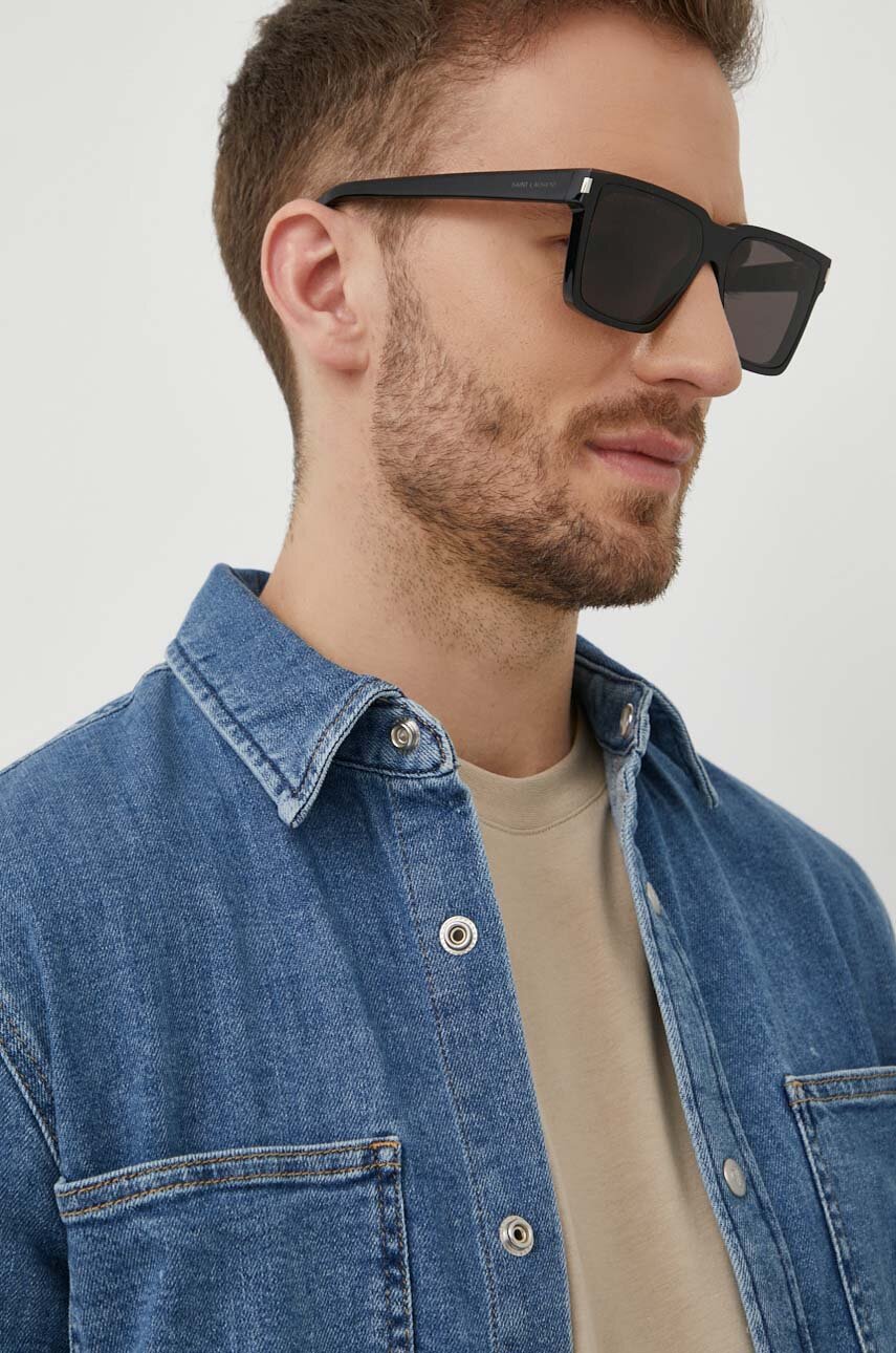 Saint Laurent okulary przeciwsłoneczne kolor czarny SL 610 | Answear.com
