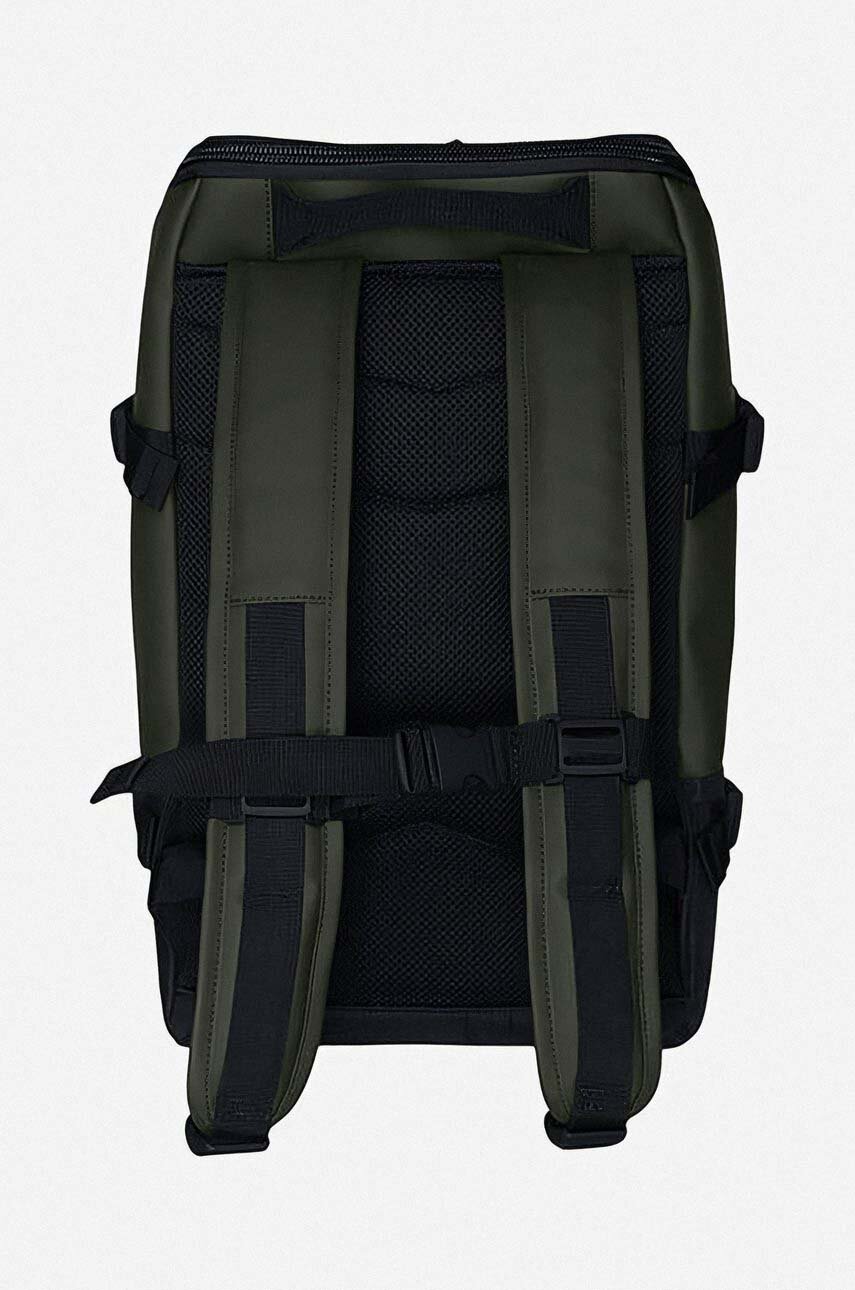 Rains plecak Charger Backpack 13860 kolor zielony duży gładki 13860 ...