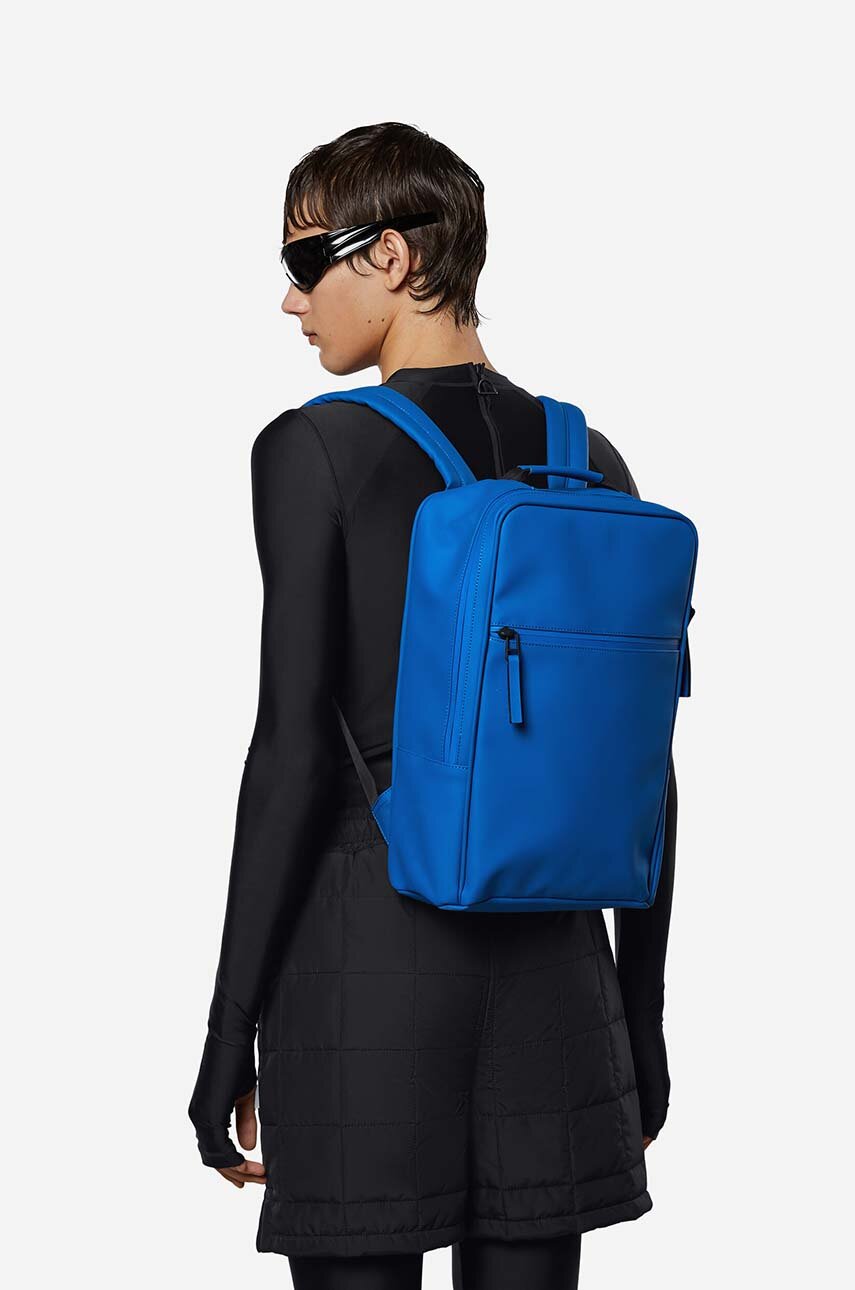 Rains plecak Book Backpack 12310 kolor niebieski duży gładki 12310 ...