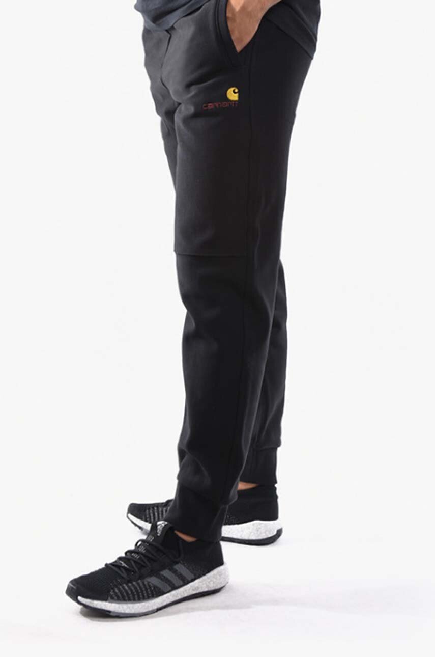 Carhartt WIP joggers American Script Jogging Pant black color | buy on PRM