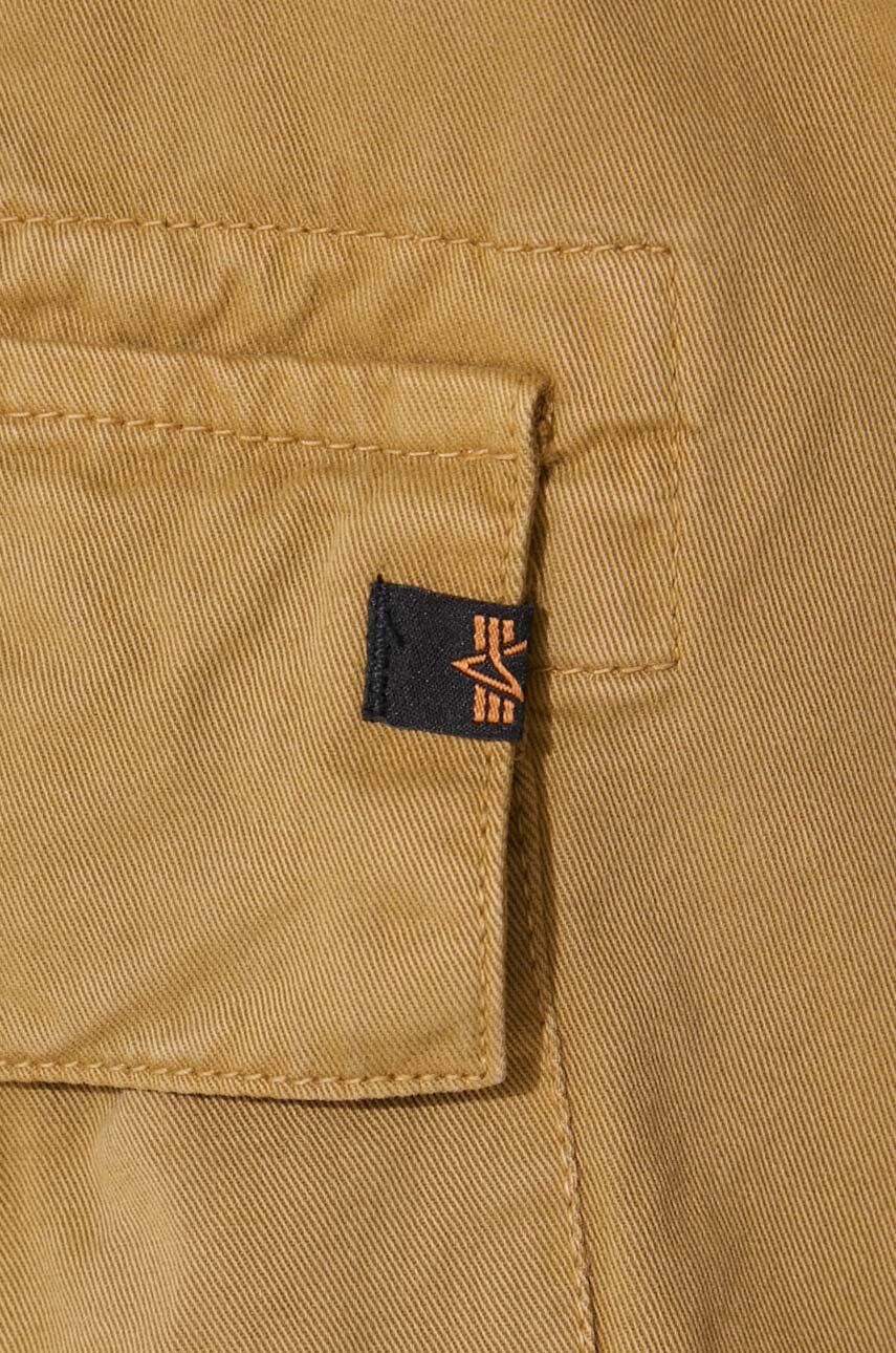 Alpha Industries spodnie Agent Pant męskie kolor beżowy proste 158205. ...