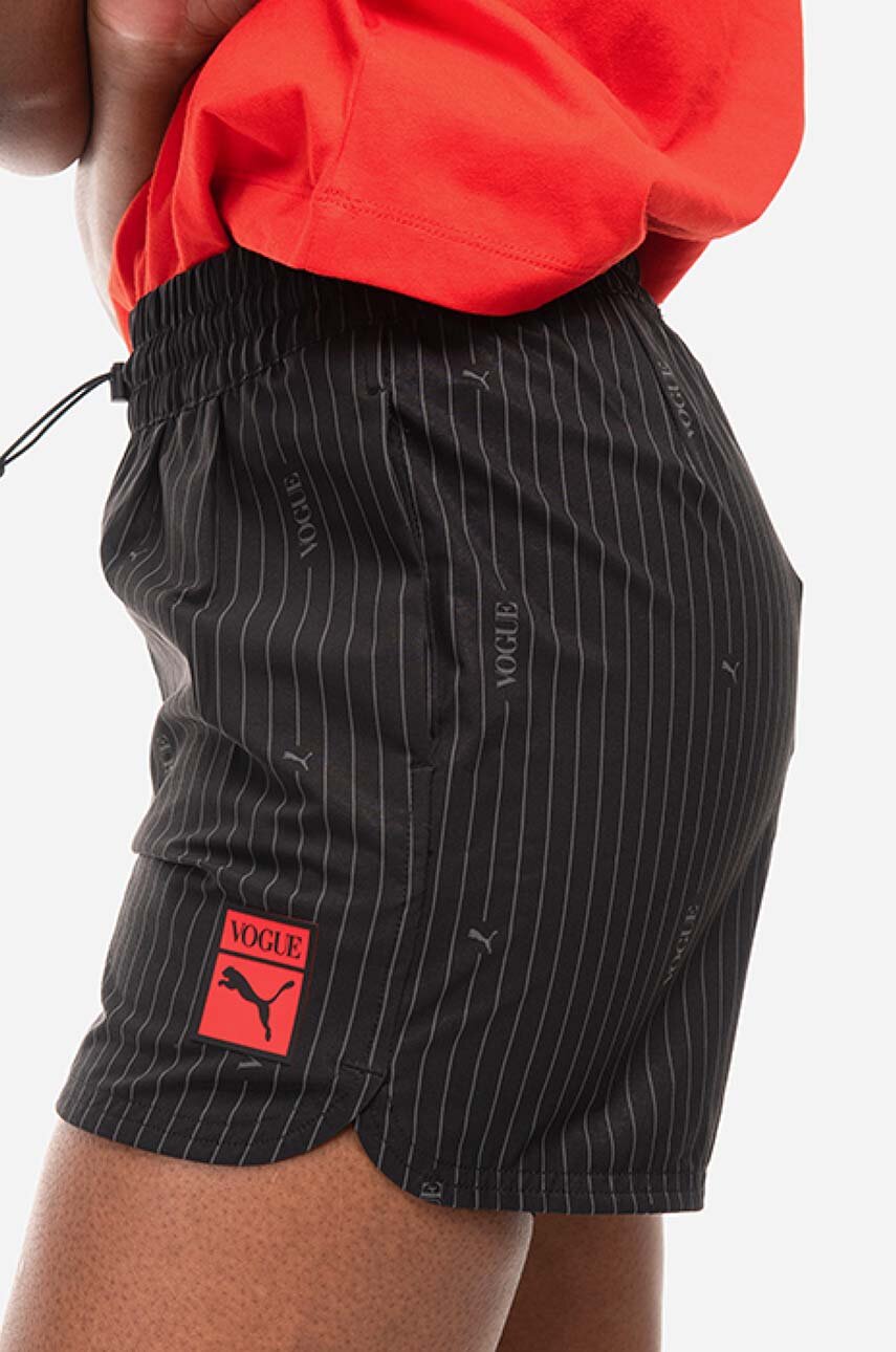 Puma shorts x Vogue Woven Shorts women's black color at PRM US