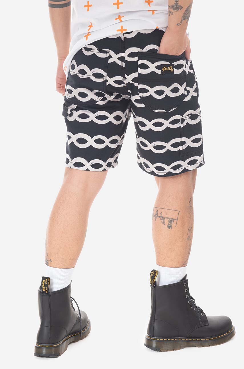 Stan Ray shorts Painter men's black color at PRM US