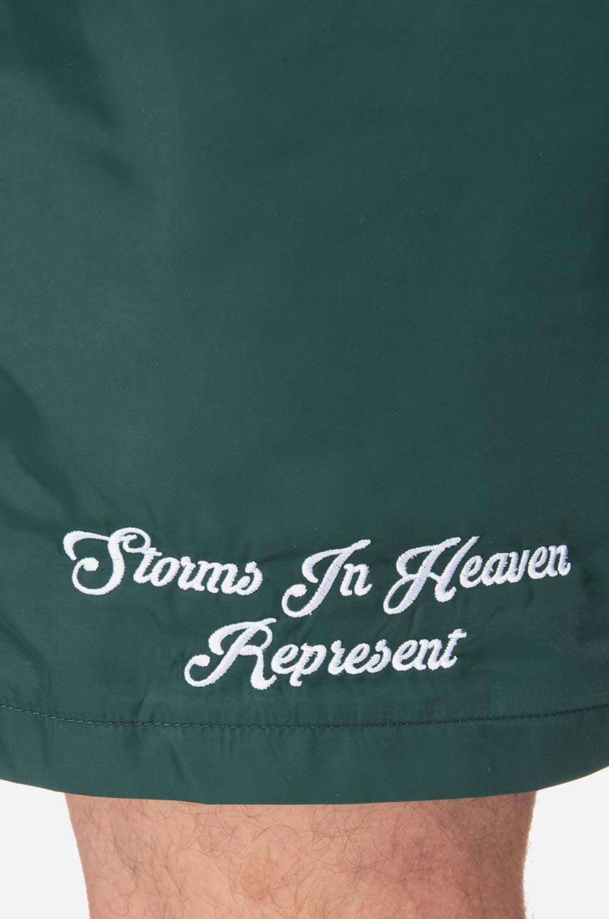 Represent shorts Storms In Heaven men's green color at PRM US