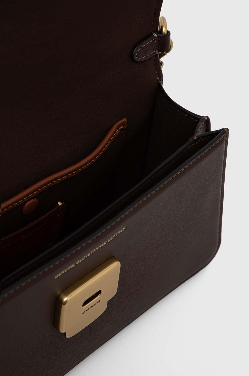 Coach torebka skórzana Juno kolor brązowy CR707 | Answear.com