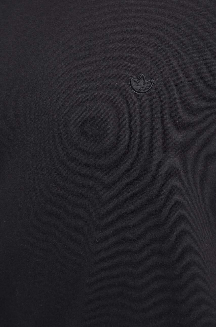 adidas Originals t-shirt bawełniany Adicolor Contempo Tee kolor czarny ...
