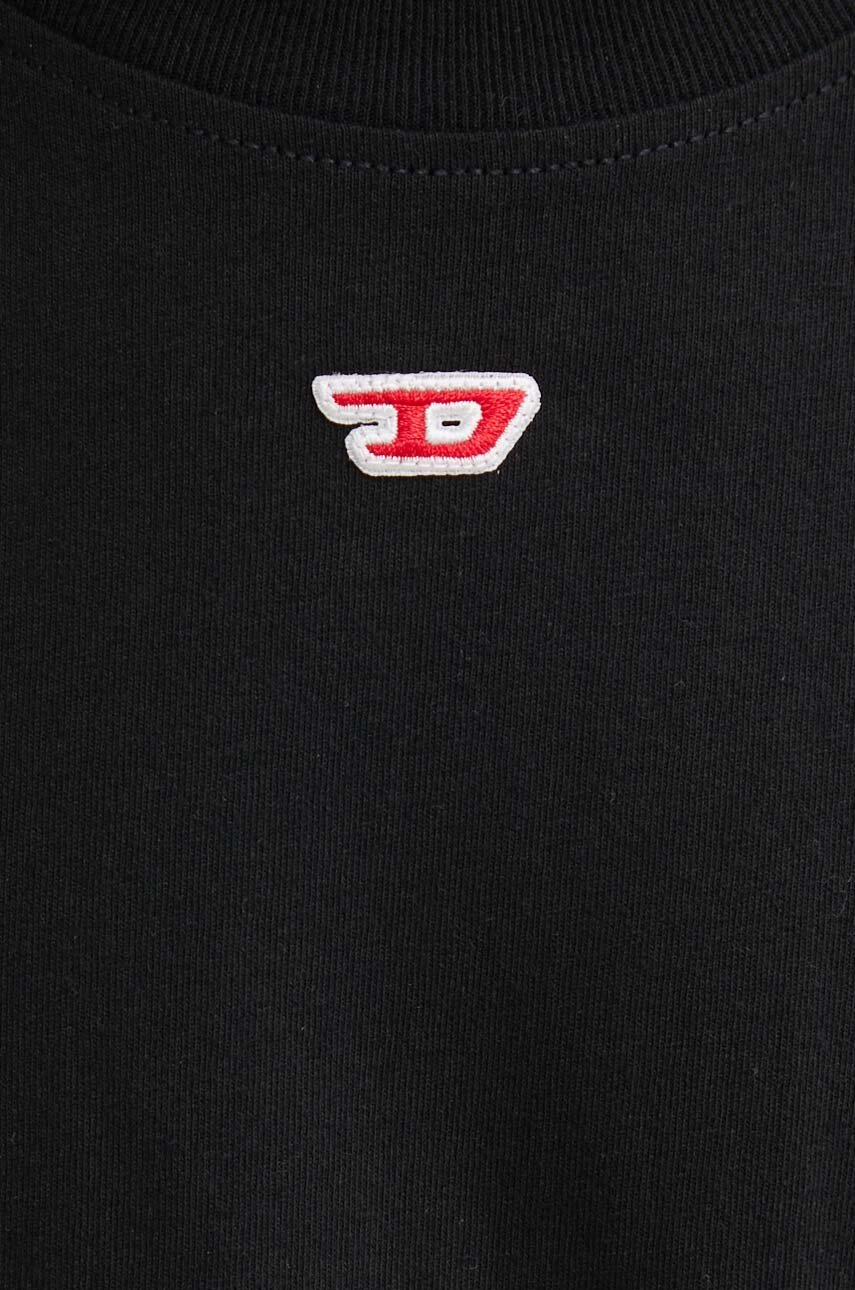 Diesel t-shirt bawełniany T-BOXT-D MAGLIETTA męski kolor czarny gładki A13937.0NIAR | Answear.com