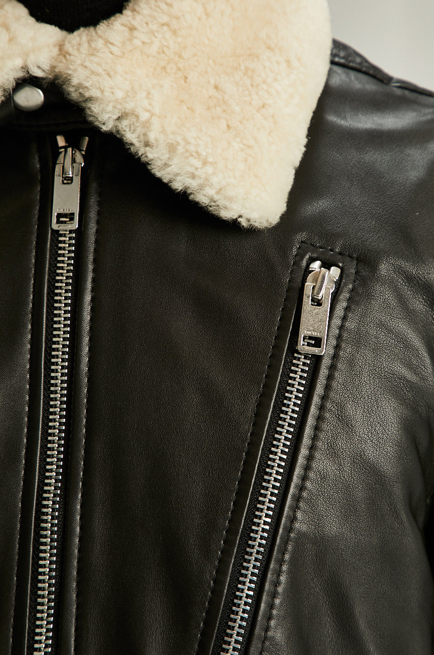 Diesel - Geaca de piele | ANSWEAR.ro